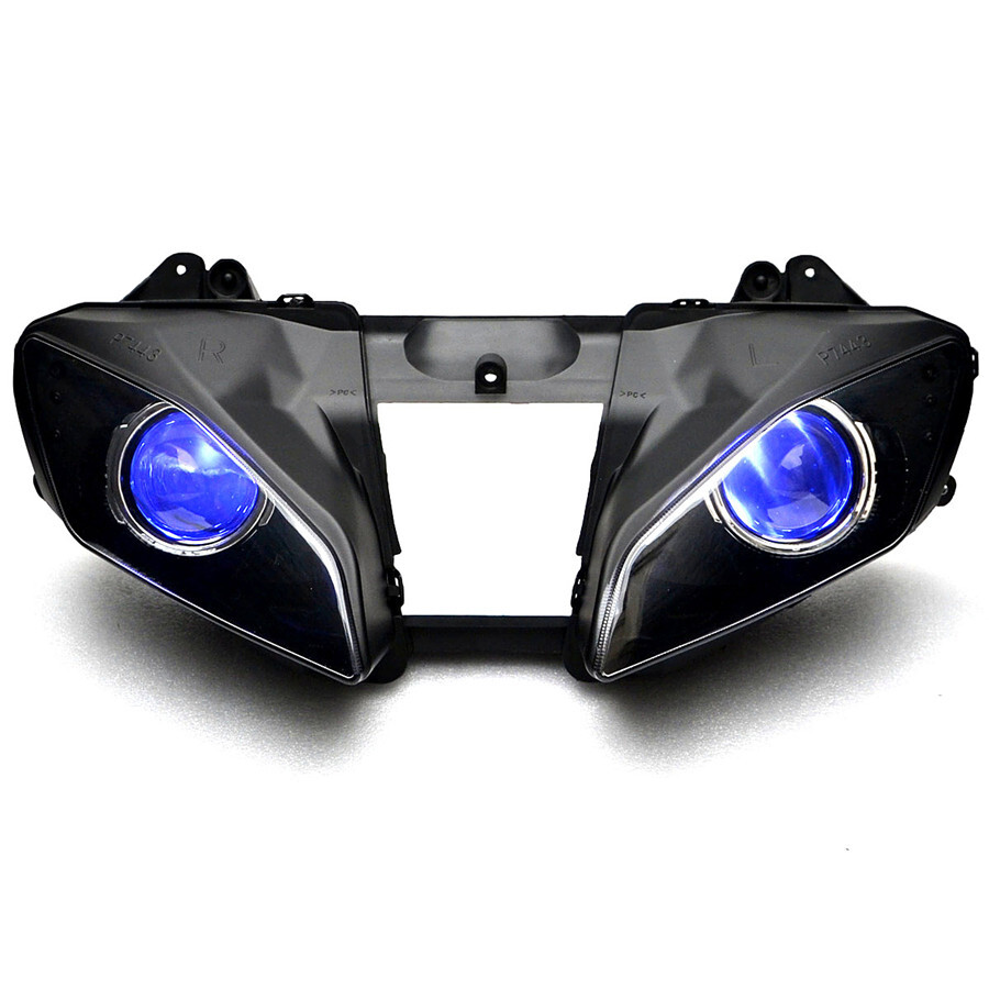 APP control RGB demon devil eye headlight assembly for yamaha YZF R6 ...