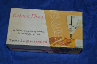 SINGER FASHION DISC CAMS TOUCH & SEW DELUXE ZIGZAG MODELS 620 625 & 628 ...