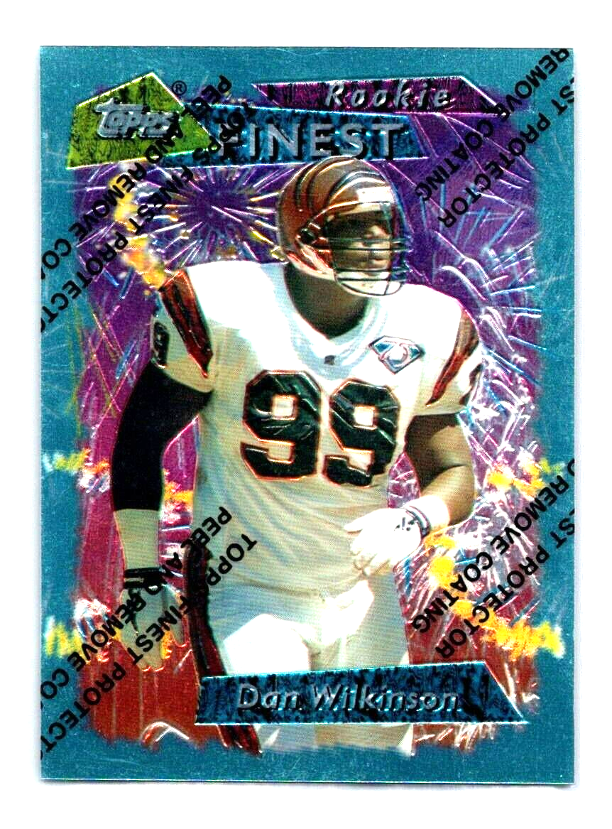 1995 NFL Topps Finest Dan Wilkinson #55 Cincinnati Bengals 95-TF-FBC | eBay