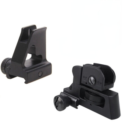 Metal Detachable Front Sight and Dual Apertures A2 Rear Sight | eBay