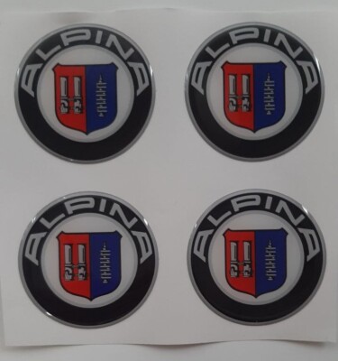 ALPINA Emblem Silicone Aufkleber 4st.-Logo Felgendeckel Radkappen | eBay.de