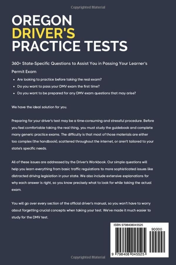 Oregon Driver’s Practice Tests: +360 Driving Test Questions To Help You ...