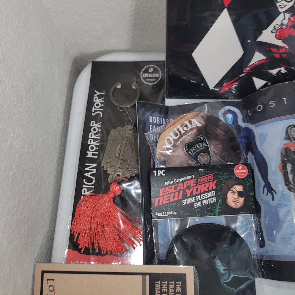Loot crate lot random items x-files spiderman hero horror poster 90s ...