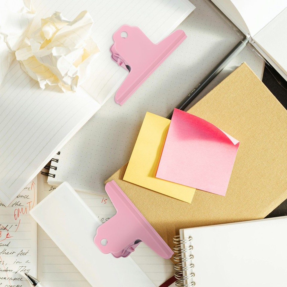 3 Pcs Bulldog Clips Metal Document File Clips Hinge Binder Paper | eBay ...