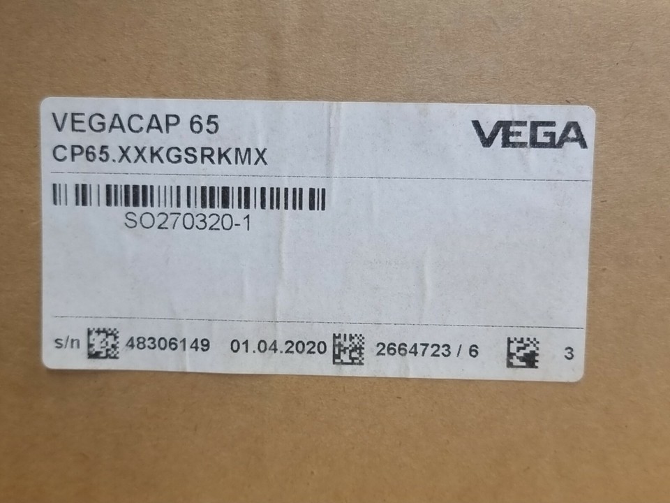 Vega VEGACAP 65 CP65.XXKGSRKMX Capacitive Cable Probe for Level Detection | eBay