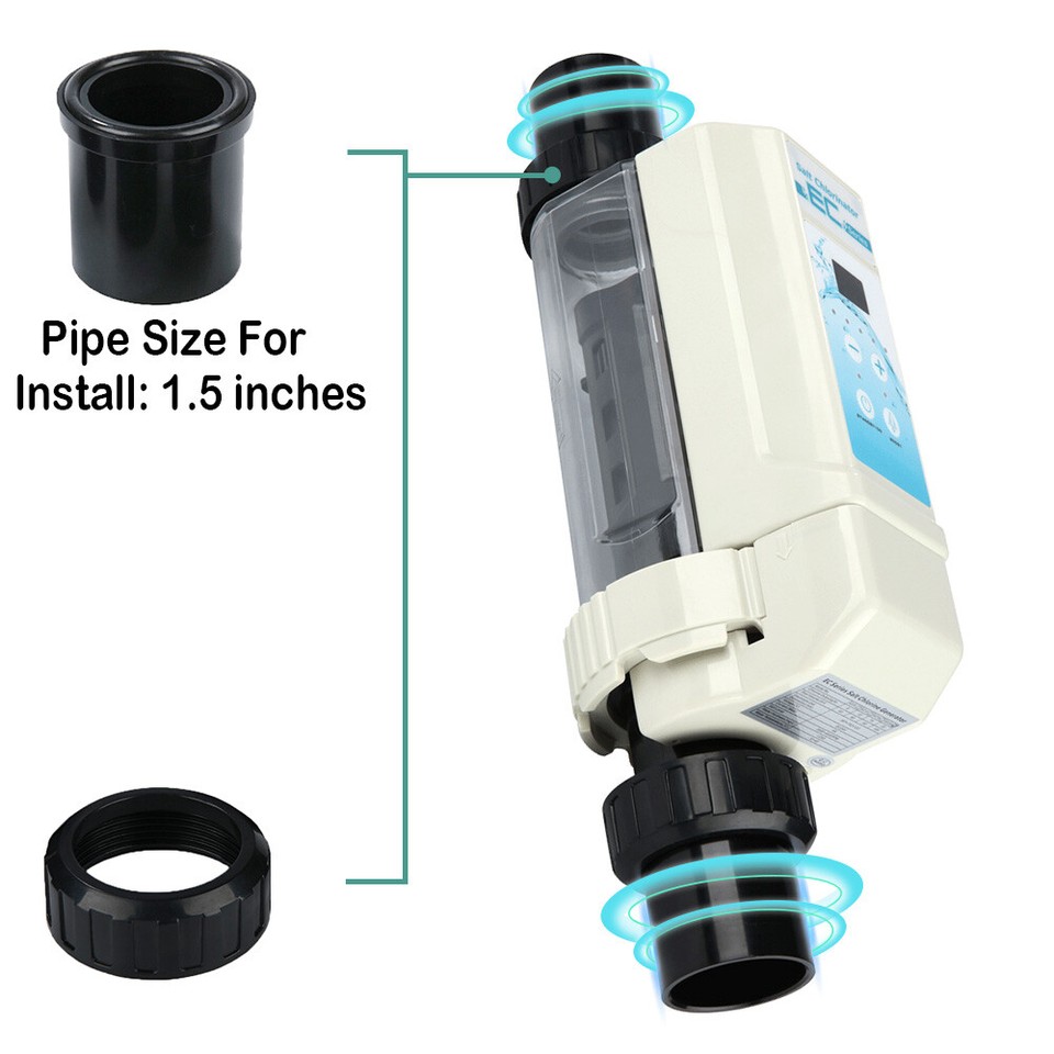 Saltwater System for Up To 16000 Gallon Above Ground Pools with 5 ...