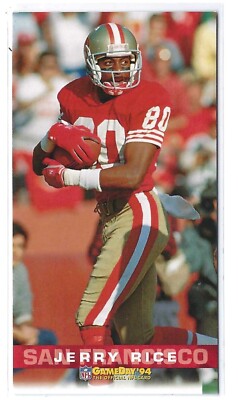 1994 Fleer Game Day Jerry Rice - San Francisco 49ers | eBay