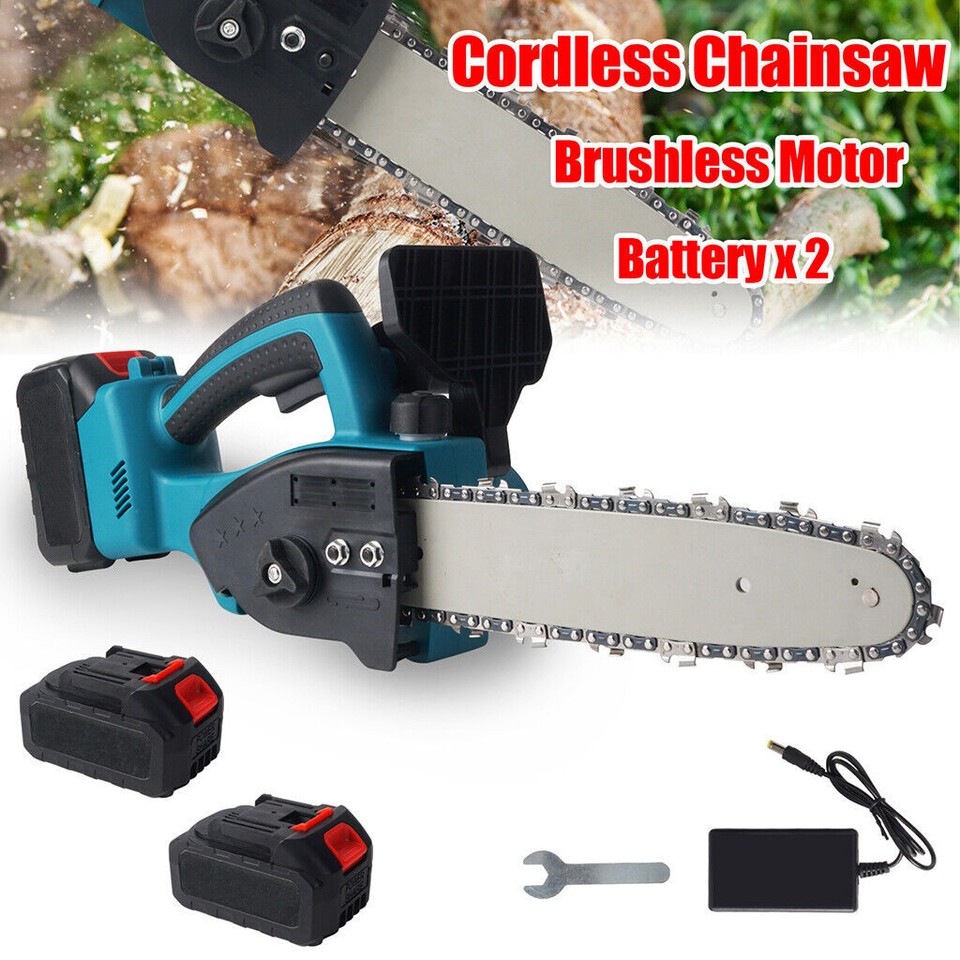 10'' Cordless Electric Wood Cutting Saw Cutter Chain saw For Makita 18V ...