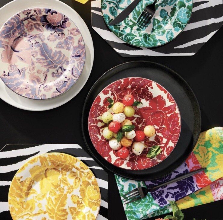 Diane von Furstenberg DVF for Target Floral Toile Stoneware Salad Plate ...