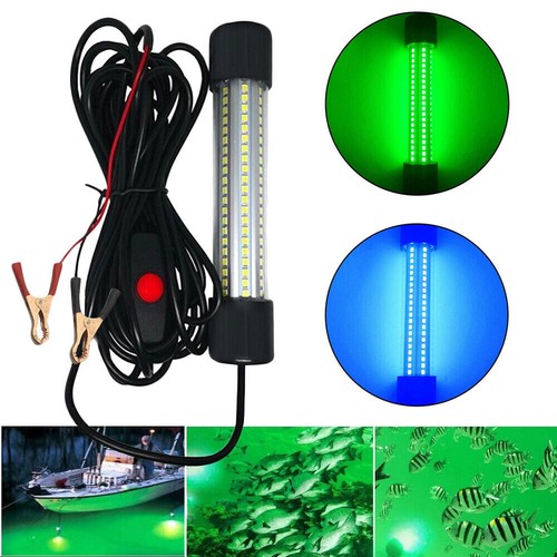 1300LM 12V Underwater Fishing Light LED Stick Fish Attract Lamp Squid ...