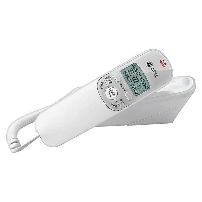 AT&T Landline Phone Corded Home Office Desk Telephone Large Display ...