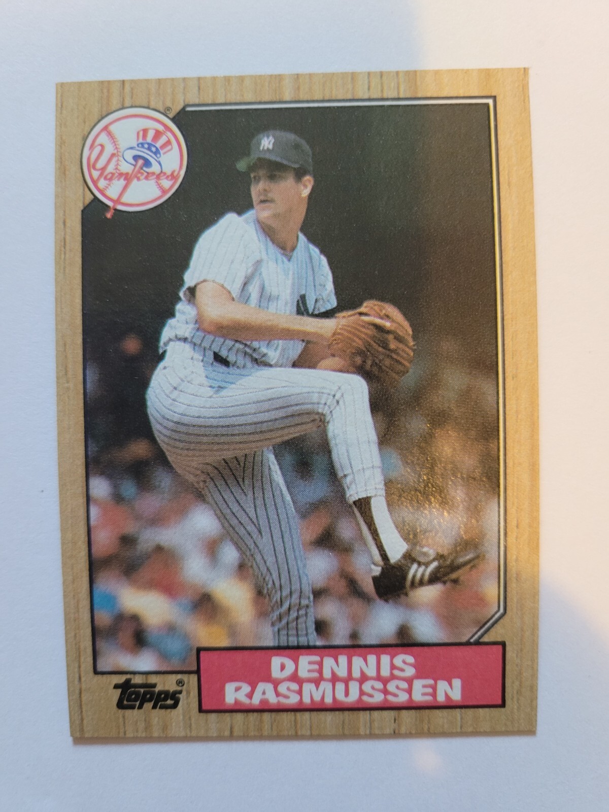 1987 TOPPS DENNIS RASMUSSEN #555 NM | eBay
