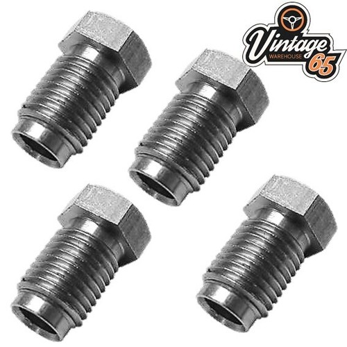 Brake Pipe Fitting Union Imperial 7/16" UNF x 24Tpi Male For 3/16 ...