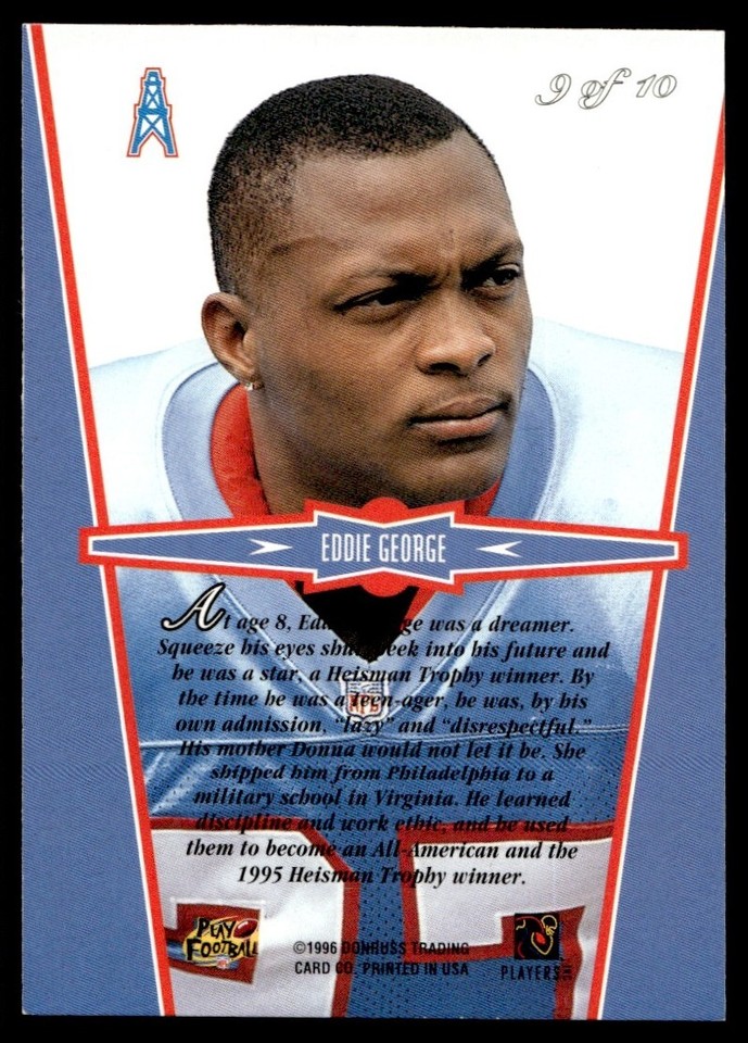 1996 Leaf Gold Rookies Eddie George G41 #9 | eBay