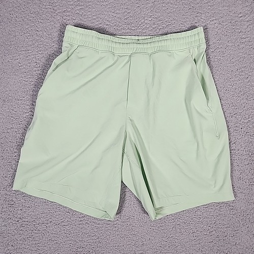 Lululemon Shorts Mens S Green Pace Breaker 7” Linerless Gym Running Athletic | eBay