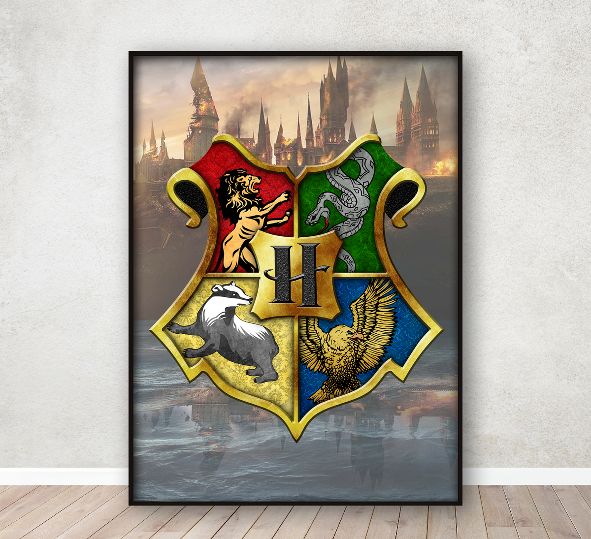 Harry Potter Hogwarts Crest Printable Hogwarts Crest By Bkbilly