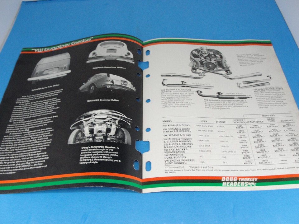 Dougs Bugpipes Doug Thorley Headers Catalog | eBay