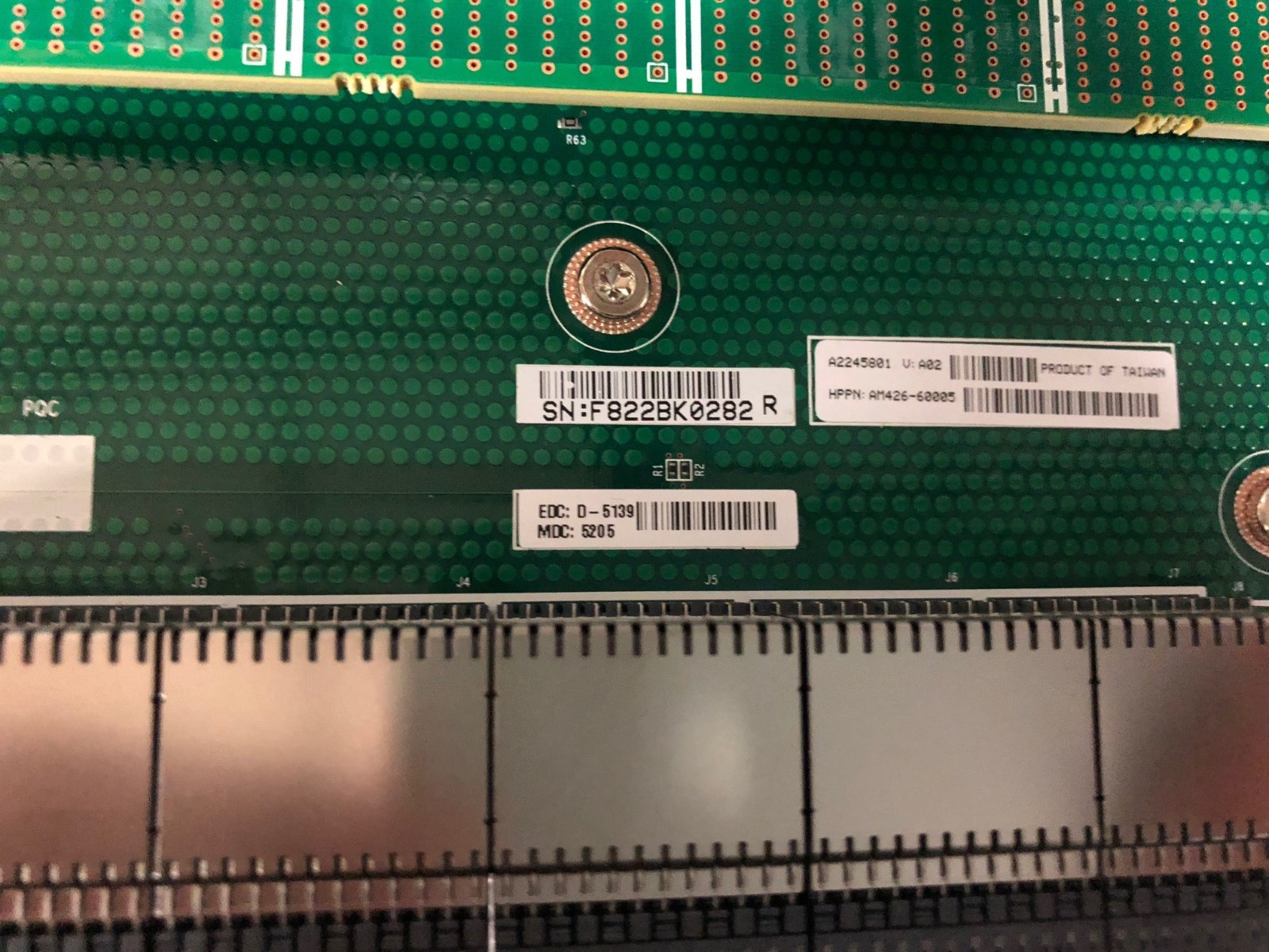 HP Proliant DL980 G7 Lower system PROC / MEM cartridge drawer AM426 ...