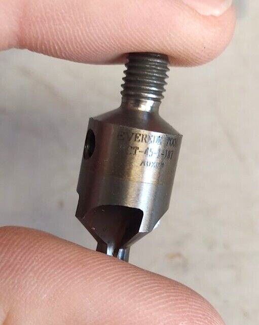 Everede Tool CT-45-1-187 Carbide Threaded Shank Countersink | eBay