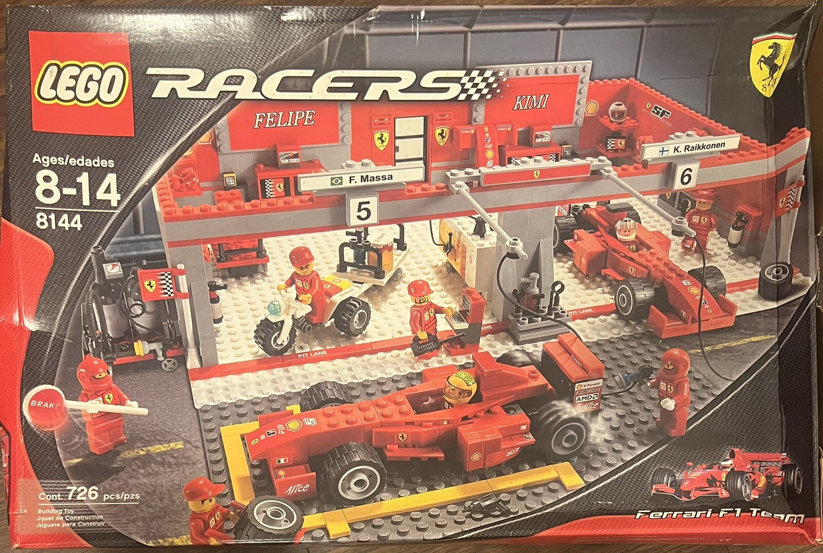 LEGO® Racers 8144-2 Ferrari 248 F1 team (Raikkonen edition) | eBay