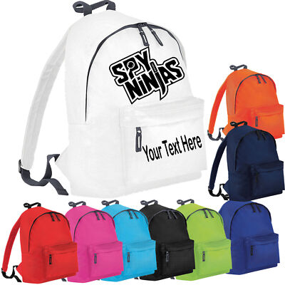 SPY NINJA Bag Boys Merch Backpack Kids School Catch Me Youtuber Girls ...