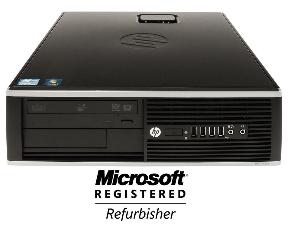 HP Elite Business Class Computer Win 10 Pro 32Bit DUAL Core Desktop PC ...