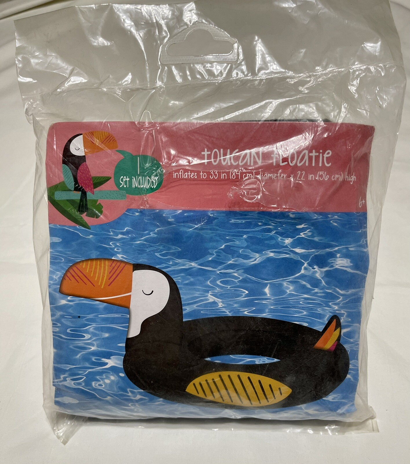 🛟TOUCAN FLOATIE POOL FLOAT 33inch Diameter 22inches High. 2 | eBay