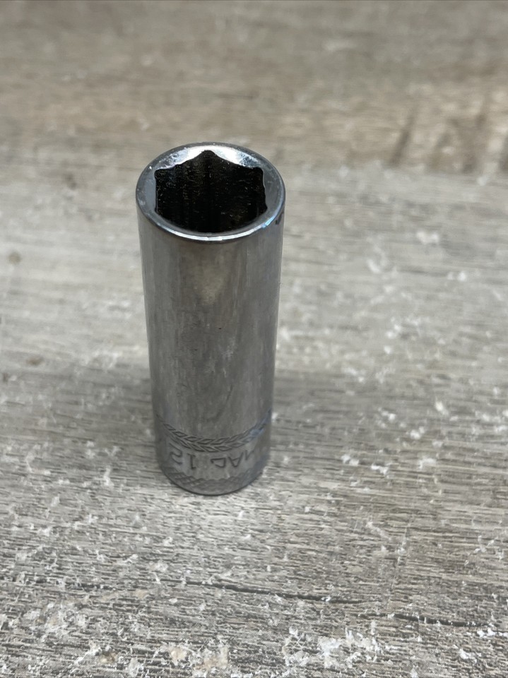 MAC Tools MDG12MM Deep 12mm Chrome Socket 1/4" Drive 6 Point Metric | eBay