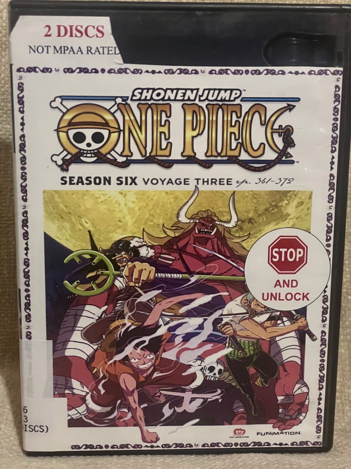 Shonen Jump One Piece: Season Six - Voyage Three with 2 DVDs | eBay