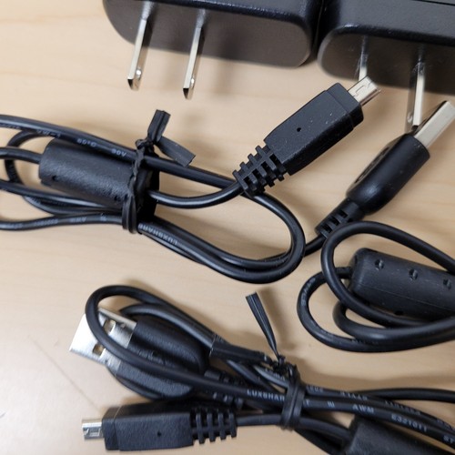 Lot of 3 Panasonic AC Adapters With Micro USB Cables - Black | eBay