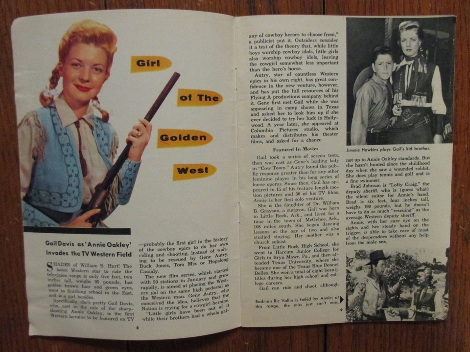 March 5-1954 TV Guide(JEFF'S COLLIE/LASSIE/TOMMY RETTIG/GAIL DAVIS ...