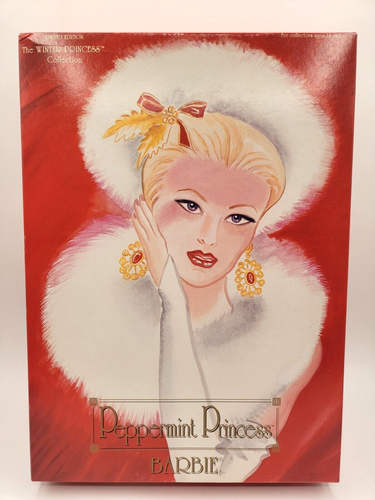 Vtg 1994 Peppermint Princess Barbie #13598 Winter Princess Collection ...