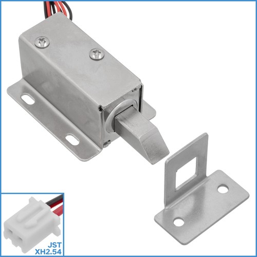 Up Electronic Long Latch + Buckle Lock Catch Door Electromagnet Release ...