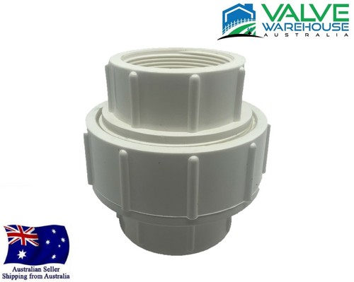 Threaded Barrel Union - Pressure PVC - Female BSP - 15mm (1/2") - 100mm ...