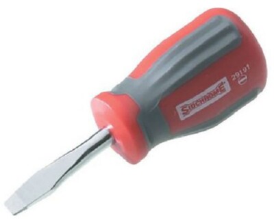 Sidchrome ERGONOMIC SCREWDRIVER 40x6.35mm Flared Tip, Square Blade ...