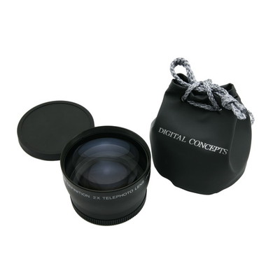 67mm 2.0X Magnification Telephoto Lens HD Magnifier Glass for DSLR ...