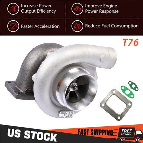 T76 Turbo Charger Turbocharger T4 .96 A/R Trim 600+ HP 76mm Compressor ...