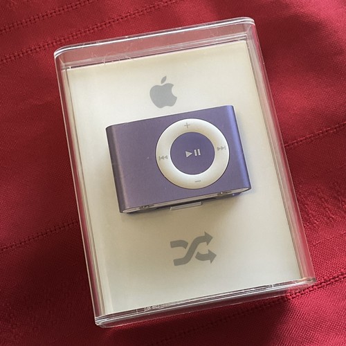 APPLE IPOD SHUFFLE … 2nd GEN Clip-On A1204 … 1GB … Purple … NEW ...