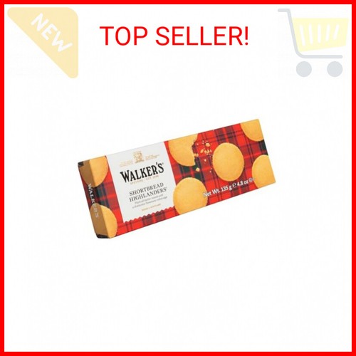 Walker's Shortbread Highlanders, All-Butter Shortbread Cookies, 4.8 Oz ...