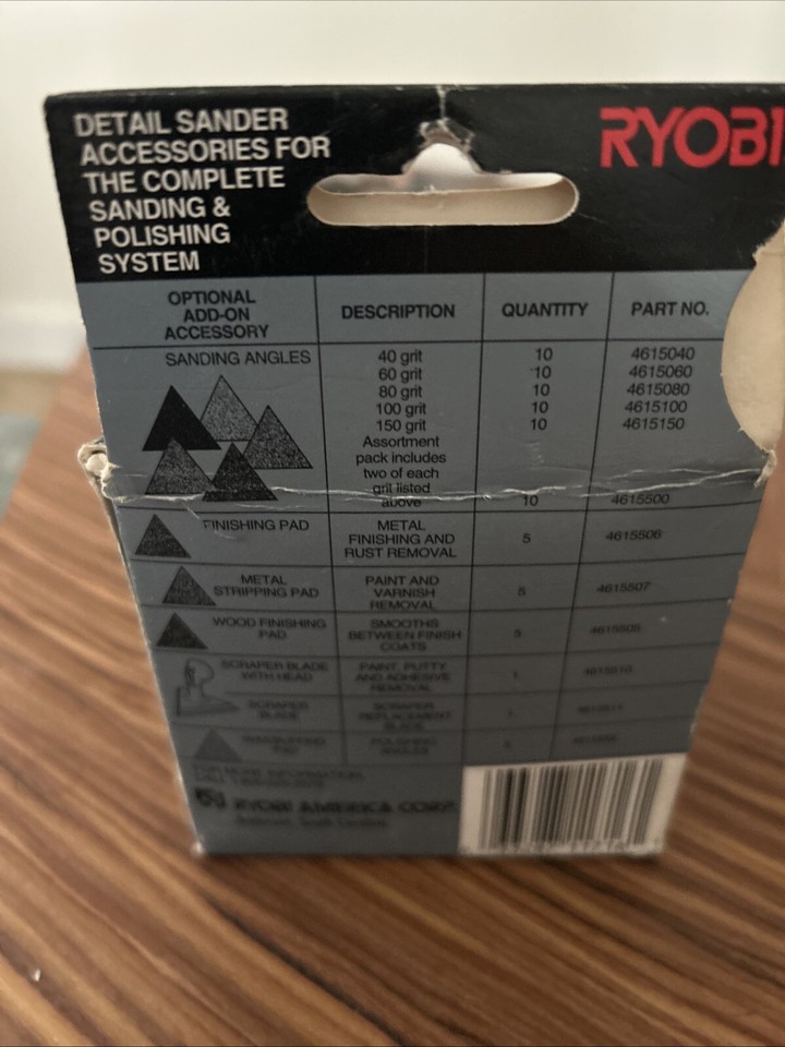 NEW - Ryobi Scraper Blade Accessory, 2 Blades, for Ryobi DS1000 Detail ...