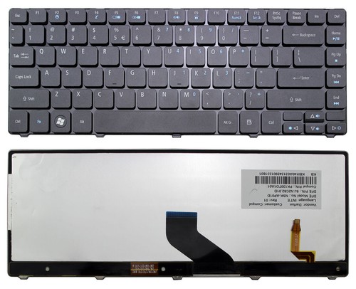 Crystal Gray US Backlit Keyboard For Acer Emachines D732 D732G D732Z ...