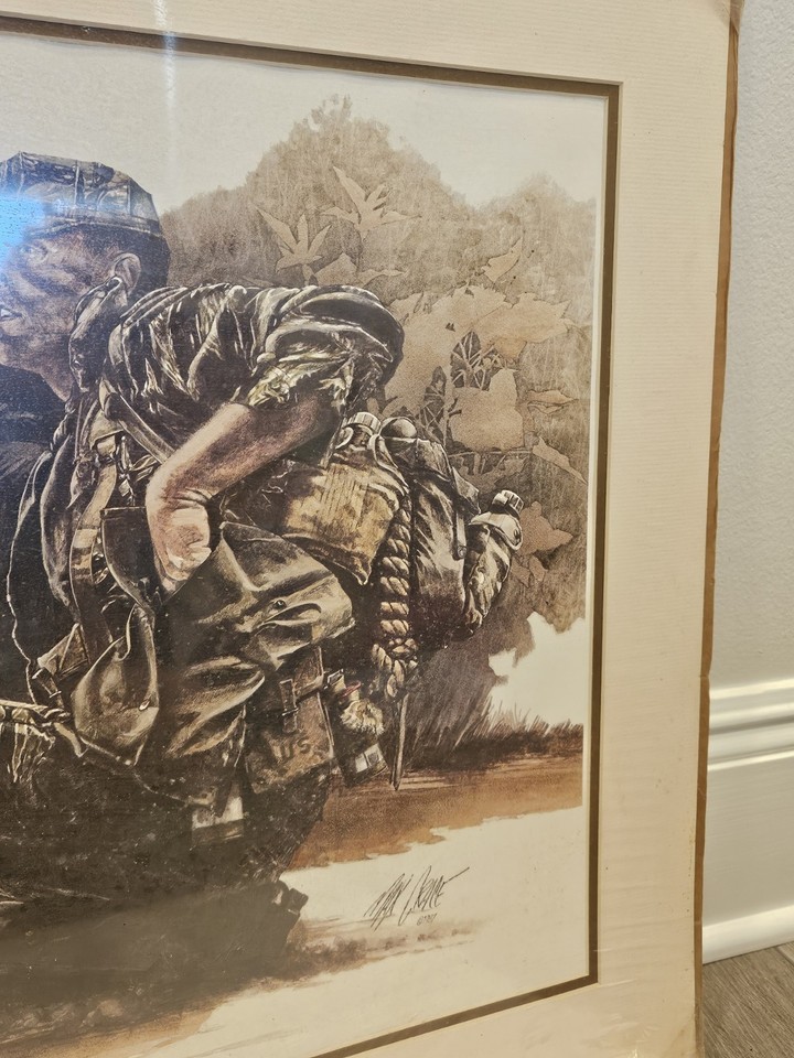 USMC Recon Print Max Crace 1987 28" x 22" | eBay