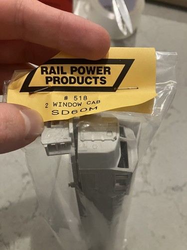 Lot Of 2 HO Scale Rail Power Products SD60M 2 Window Cab Diesel ...