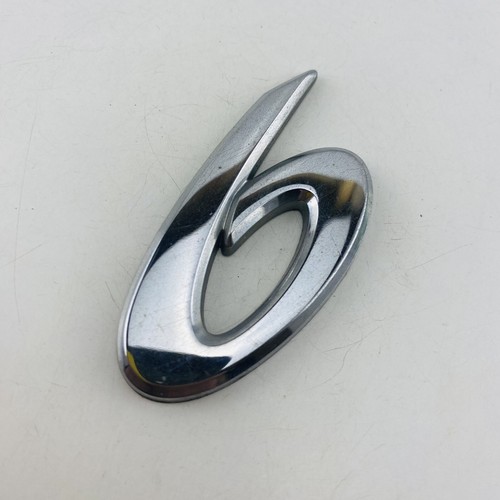 03 04 05 06 07 08 Mazda 6 Emblem Number Logo Badge Trunk Rear Chrome ...