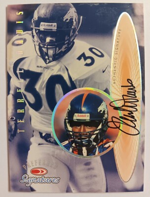 1999 Donruss Preferred Signatures Terrell Davis #10 Auto Autograph ...