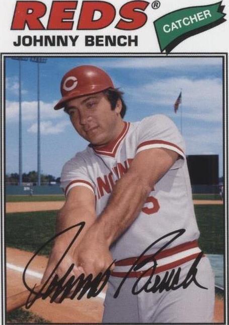 2018 Topps Archives - 1977 Design Johnny Bench #120 for sale online | eBay