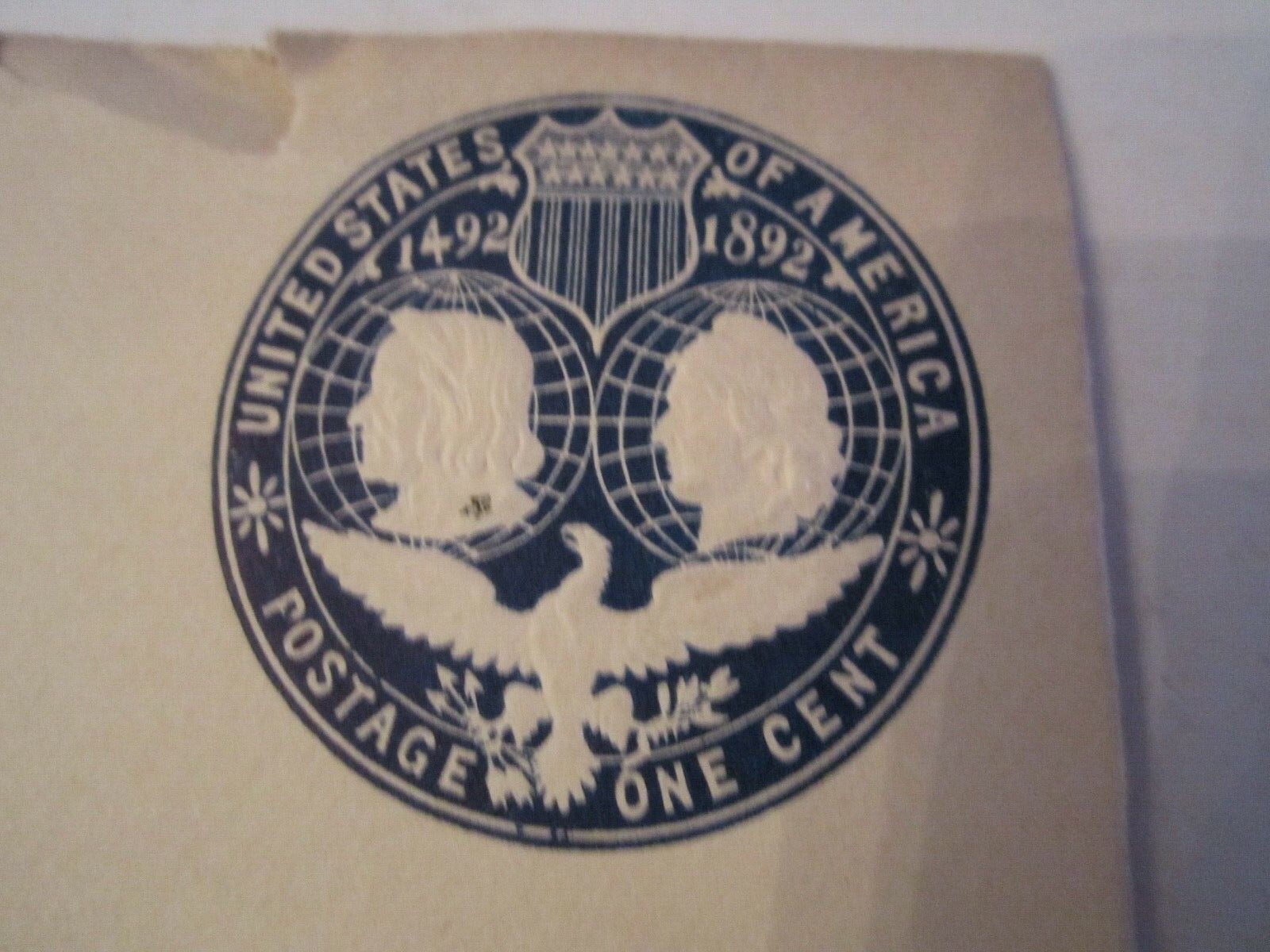 LOT OF (2) 1892 ONE CENT POSTAGE EMBOSSED ENVELOPE STAMPS - MINT | eBay