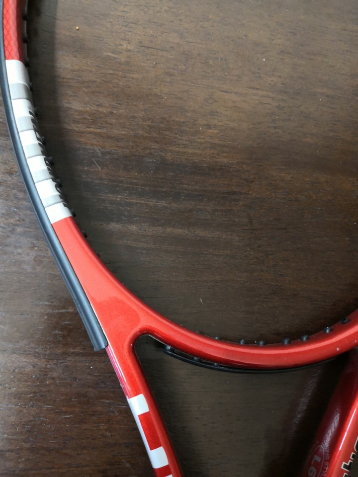 New Head pt10 pro stock prestige 90 head 18x20 4 1/4 grip Tennis ...