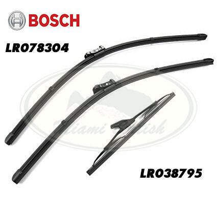 LAND ROVER FRONT & REAR WIPER BLADE SET x3 RR EVOQUE 12-17 MR0244 ...