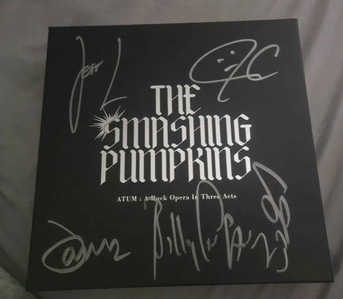 The Smashing Pumpkins Atum: A Rock Opera In Three Acts Box Set Signed ...